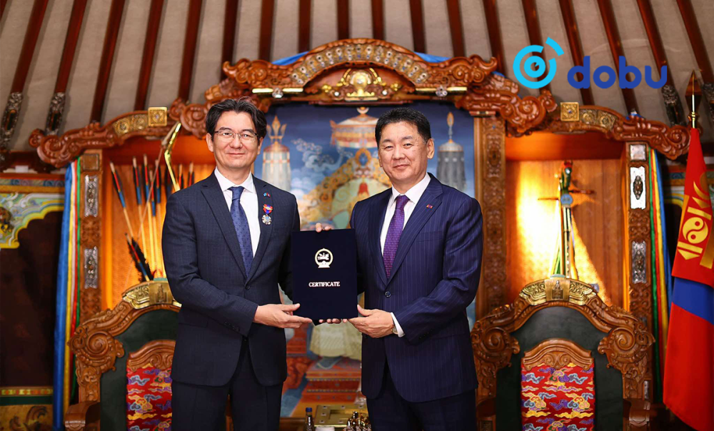 Казахстаны Элчин сайдыг “Найрамдал” медалиар шагналаа - dobu.mn